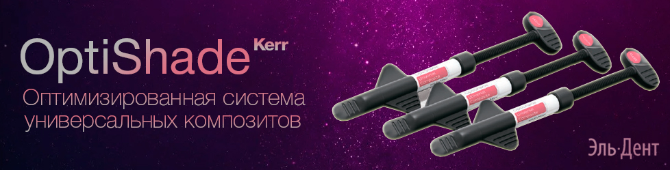 OptiShade Syringe оттенок Medium, шприц 4г, Kerr 37112, купить в Москве ...